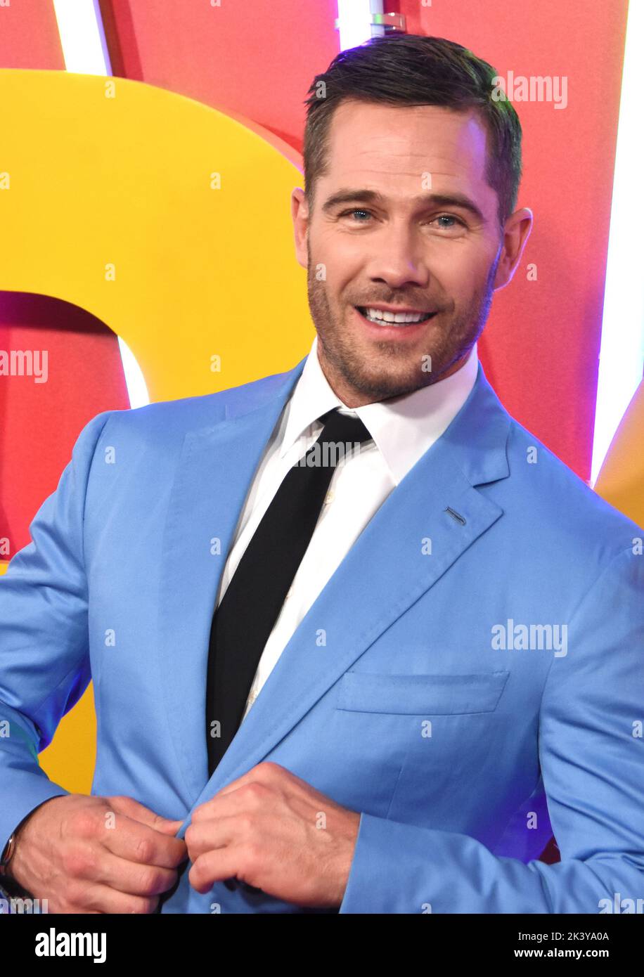 Los Angeles, California, USA 28th September 2022 Actor Luke Macfarlane ...