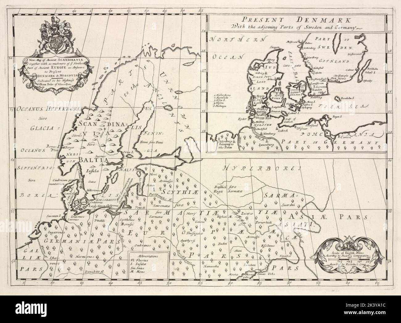 A new map of ancient Scandinavia, together with as much more of ye ...