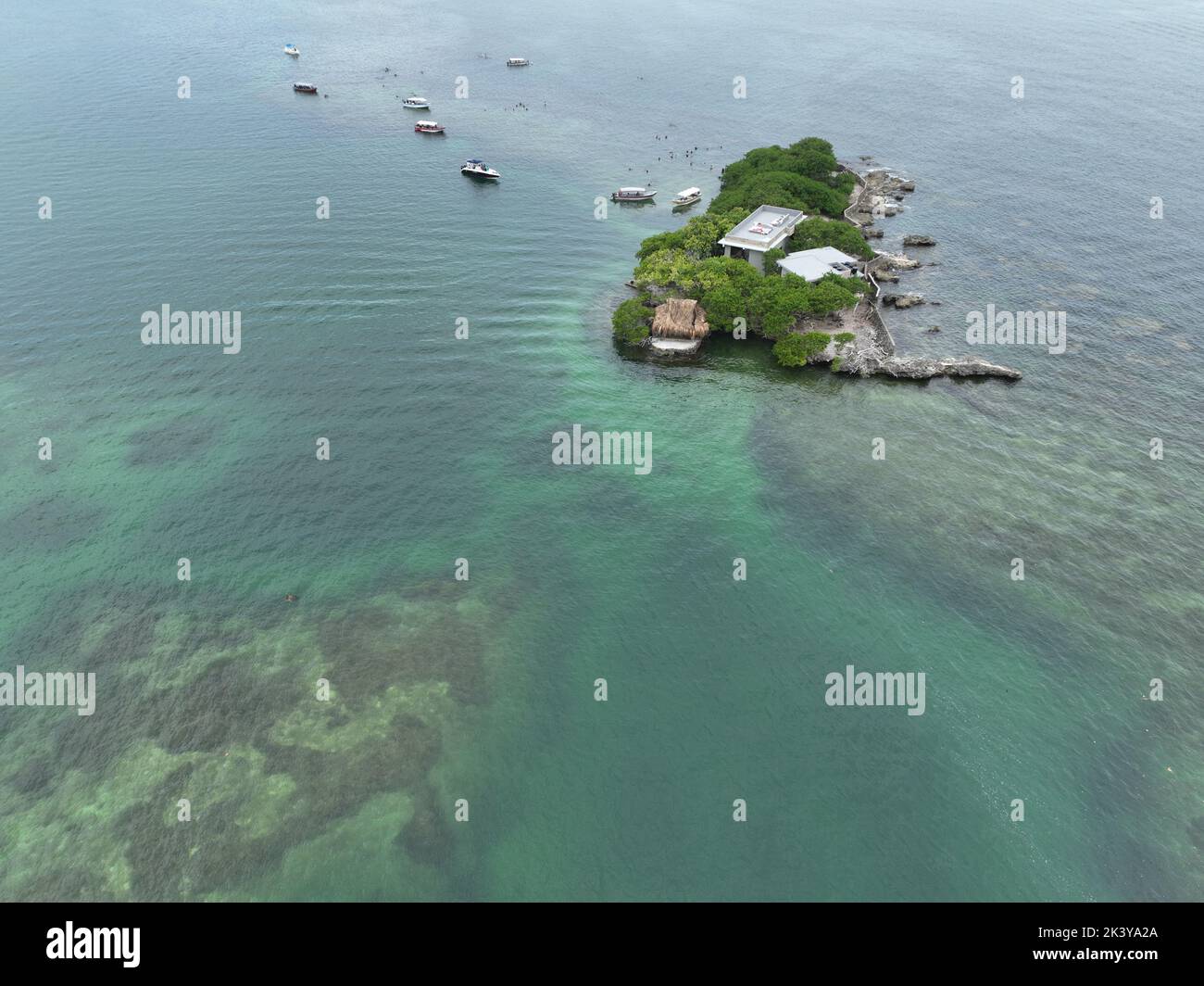 Islas del Rosario and Baru Beach near Cartagena, Colombia Stock Photo ...