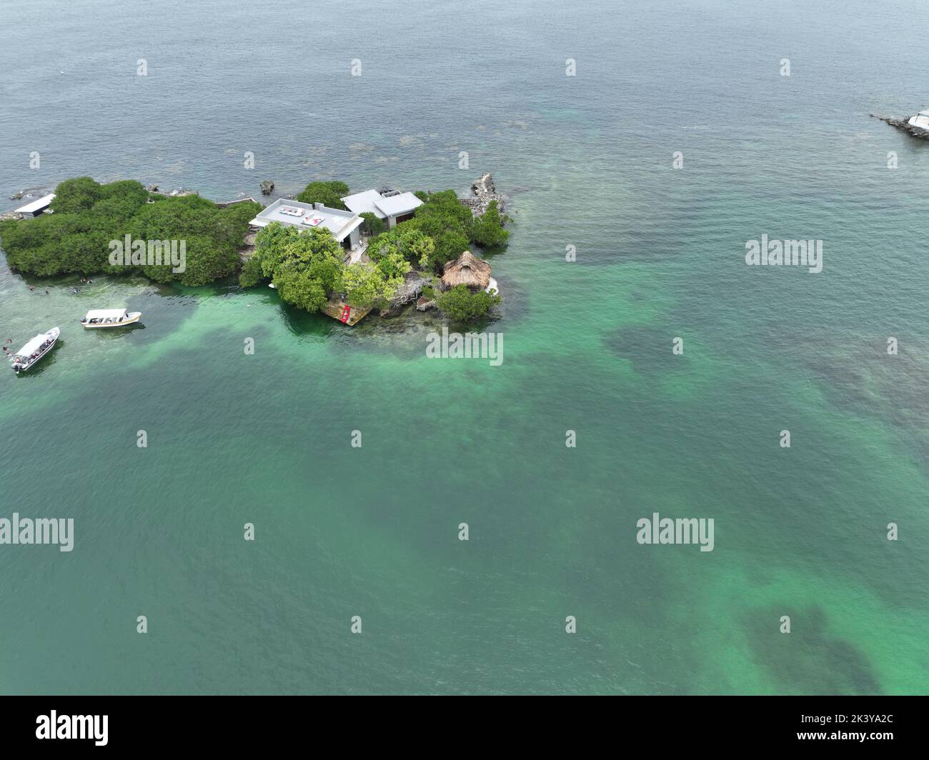 Islas del Rosario and Baru Beach near Cartagena, Colombia Stock Photo ...