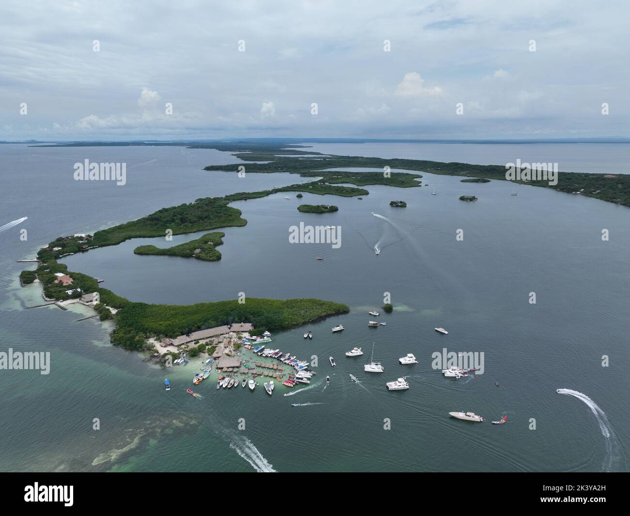 Islas del Rosario and Baru Beach near Cartagena, Colombia Stock Photo ...