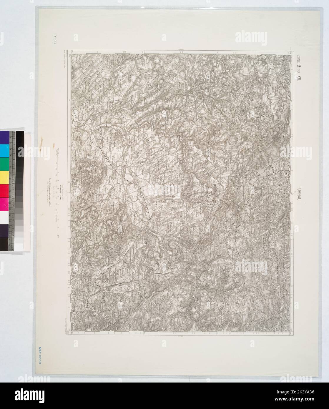 Turnau. Cartographic. Maps, Topographic maps. 1894. Lionel Pincus and ...