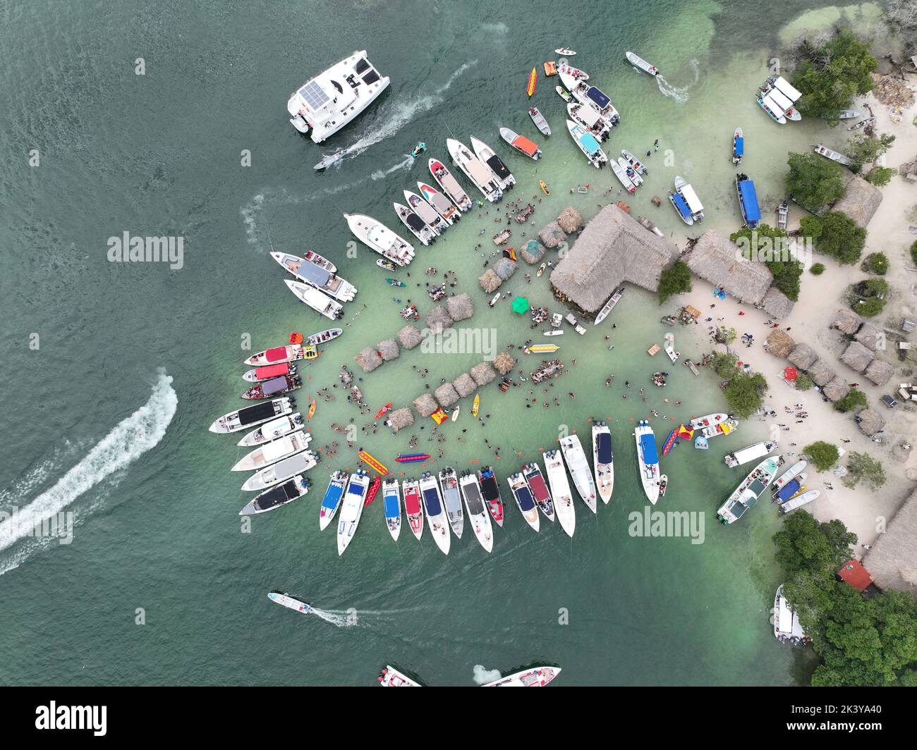 Islas del Rosario and Baru Beach near Cartagena, Colombia Stock Photo ...