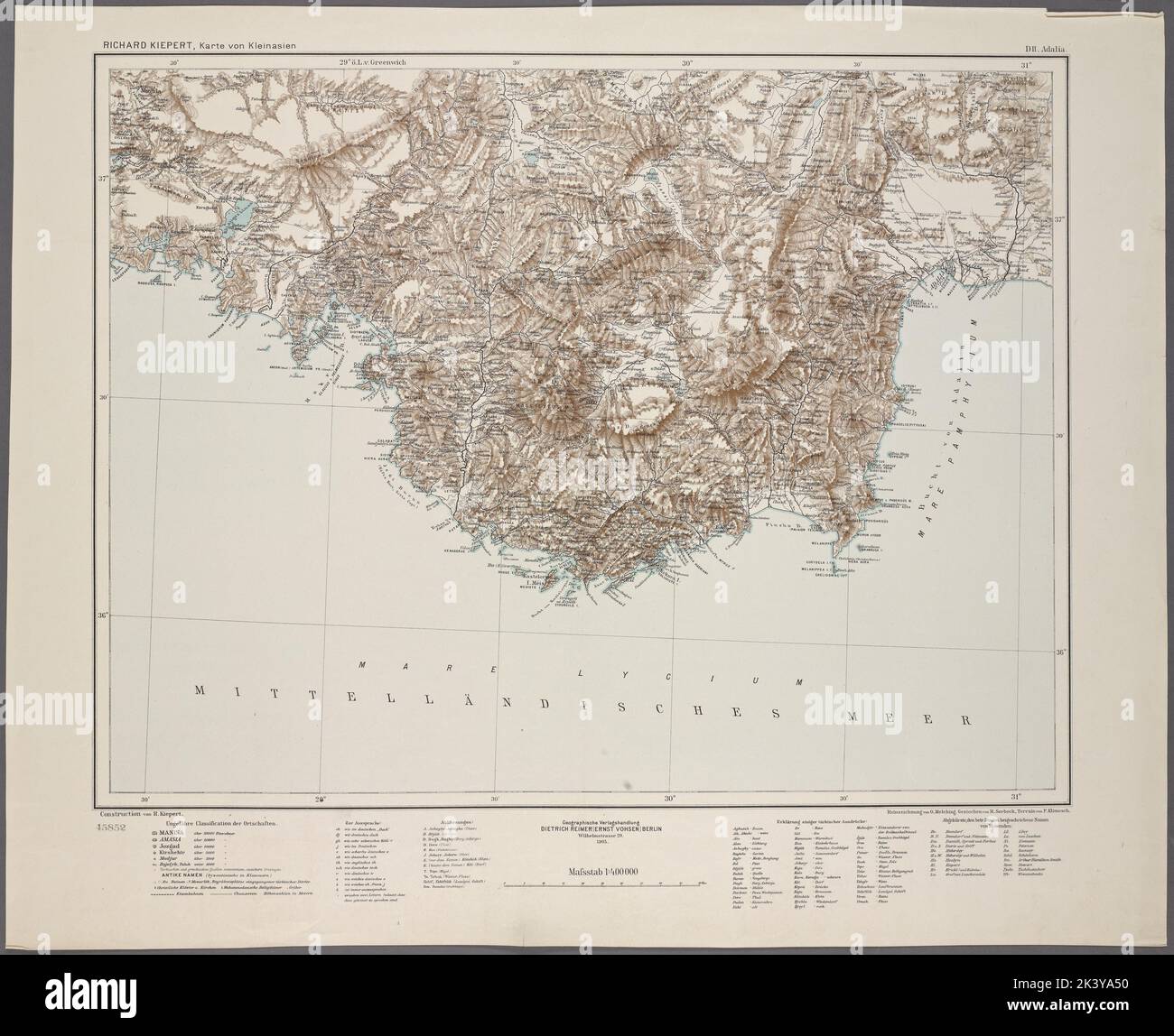 D2. Adalia. Kiepert, Richard, 1846-1915. Cartographic. Maps. 1902 ...