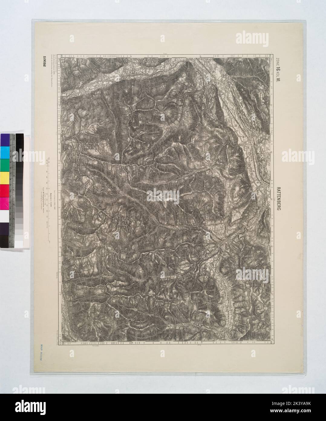 Rattenberg. Cartographic. Maps, Topographic maps. 1908. Lionel Pincus ...