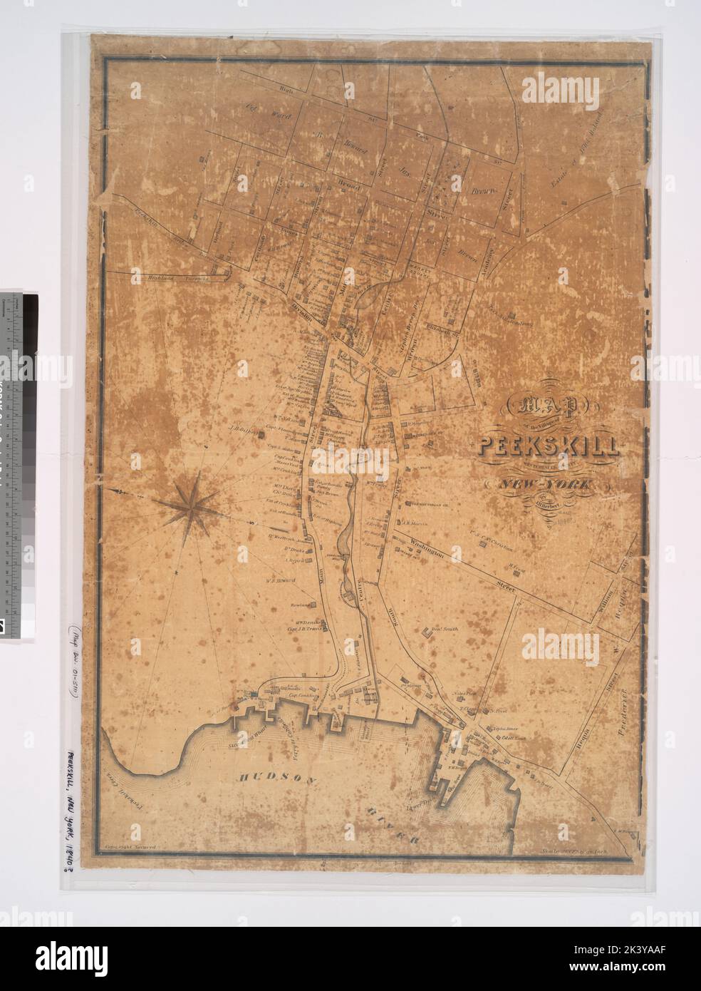 Map of new york 1840 hi-res stock photography and images - Alamy