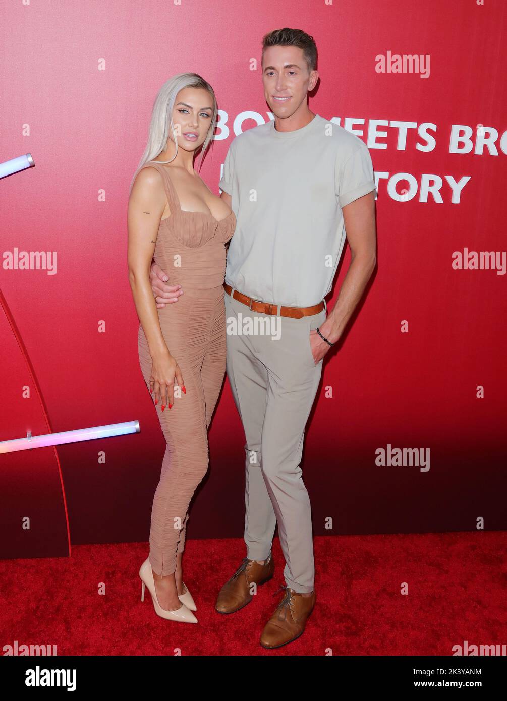 Los Angeles, USA. 28th Sep, 2022. Lala Kent, Logan Noh arrives at ...
