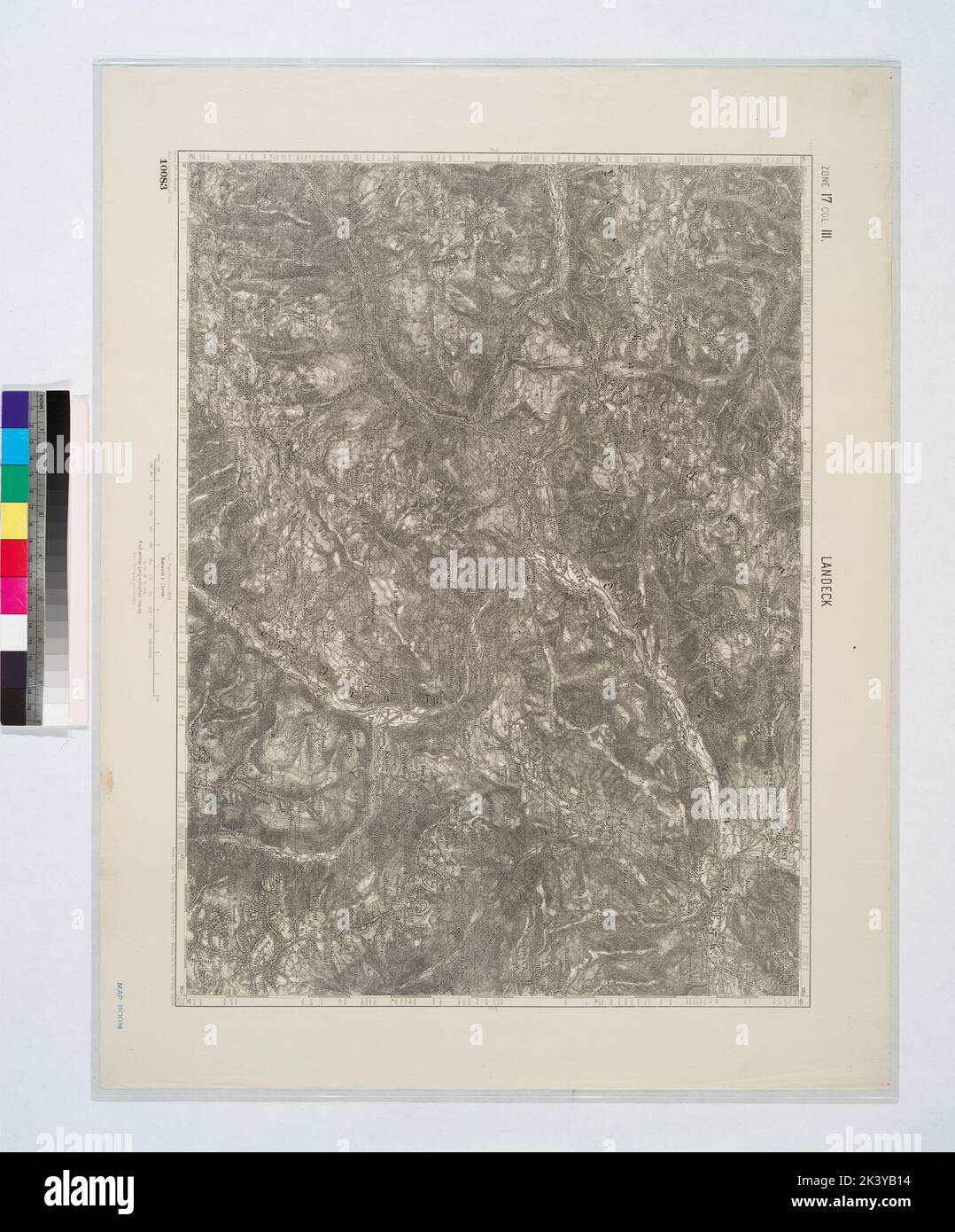 Landeck. Cartographic. Maps, Topographic maps. 1908. Lionel Pincus and ...