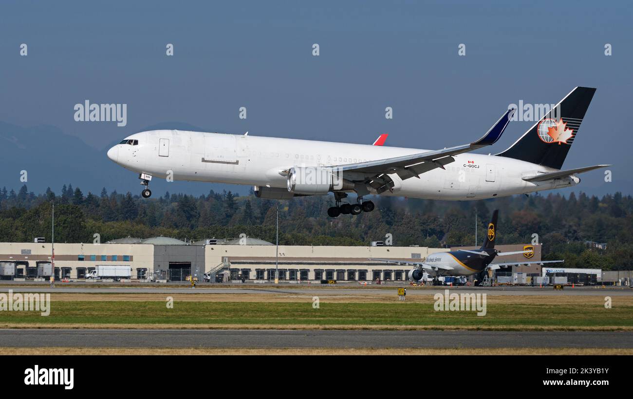 Richmond, British Columbia, Canada. 27th Sep, 2022. A Cargojet Boeing ...