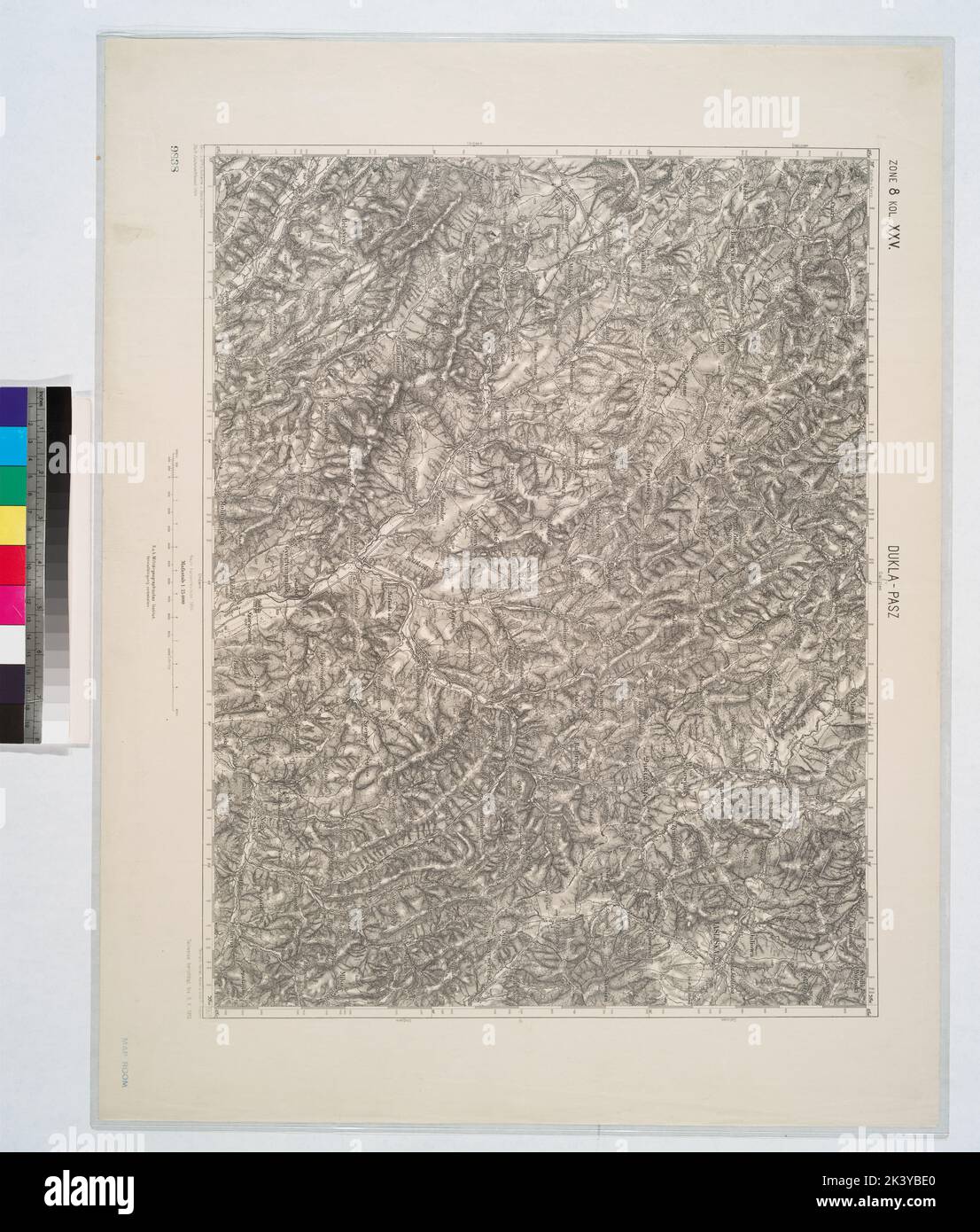 Dukla-Pasz (Galizien). Cartographic. Maps, Topographic maps. 1910 ...