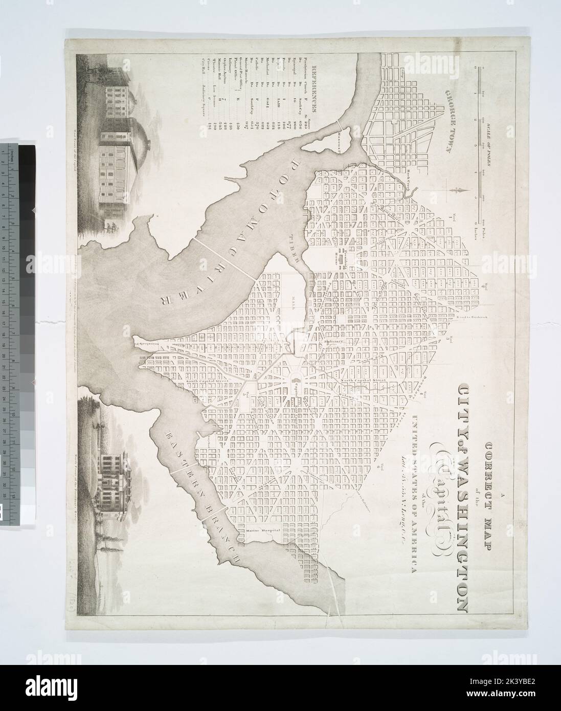 A correct map of the city of Washington : capital of the United States ...