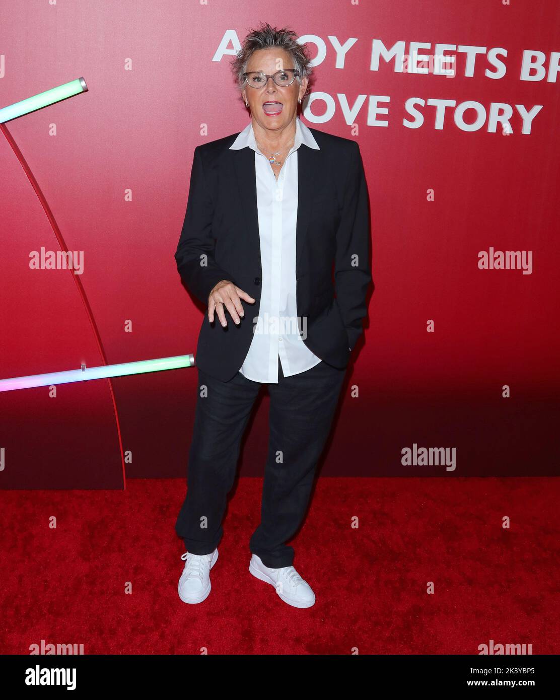 Amanda Bearse arrives at Universal BROS premiere held at The Regal LA ...