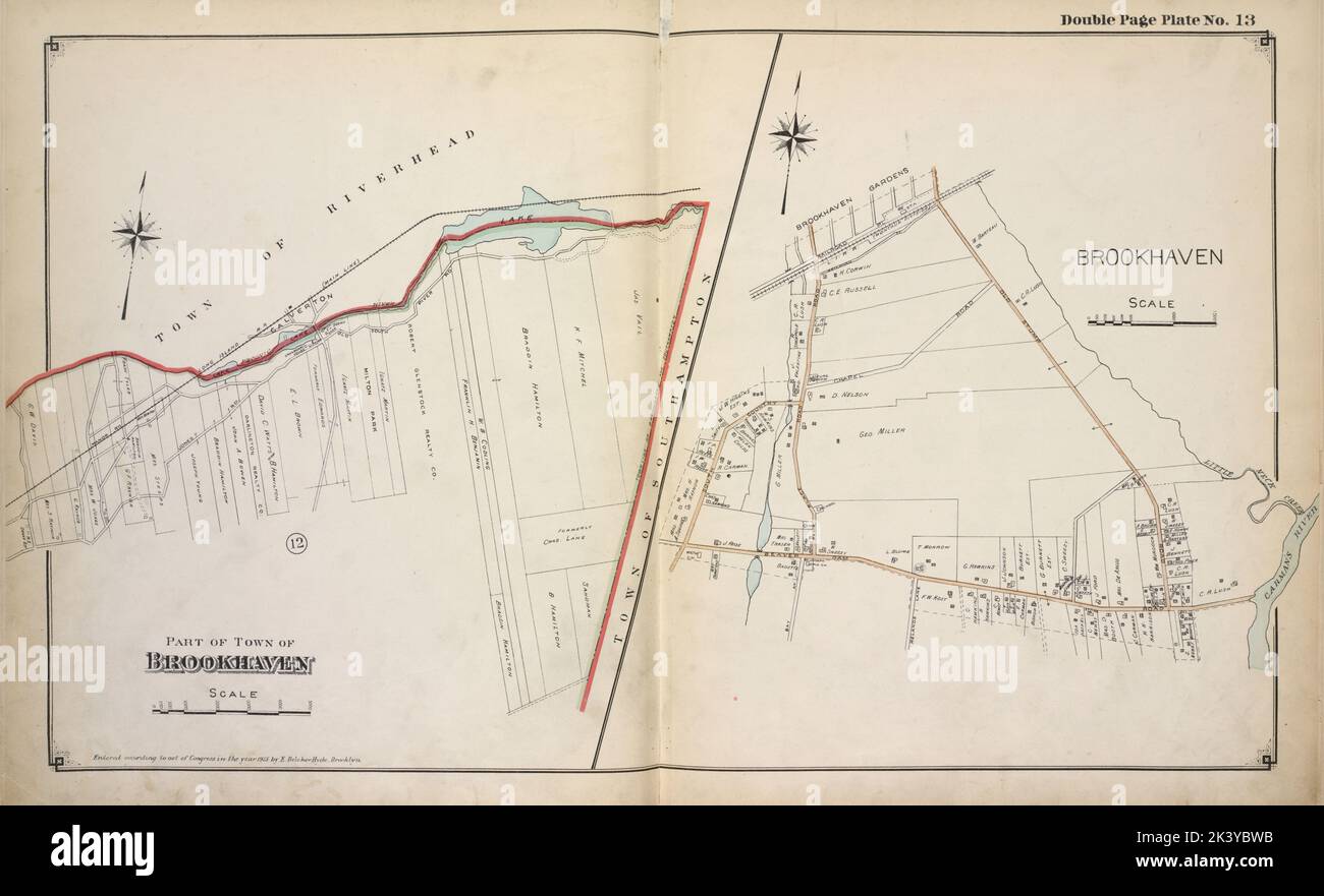 Part of Town of Brookhaven; Brookhaven Cartographic. Atlases, Maps ...
