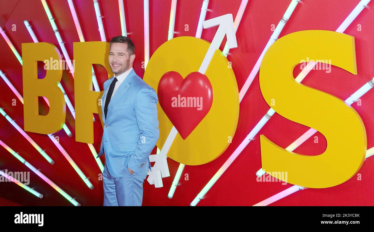 Luke Macfarlane arrives at Universal BROS premiere held at The Regal LA ...