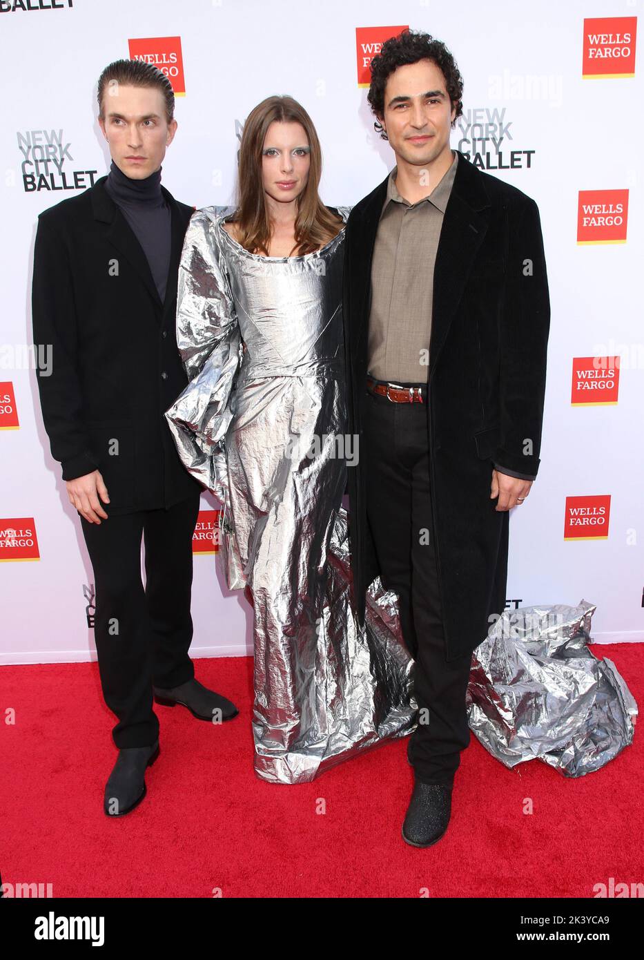 New York City, USA. 28th Sep, 2022. Zac Posen, Julia Fox and Harrison ...