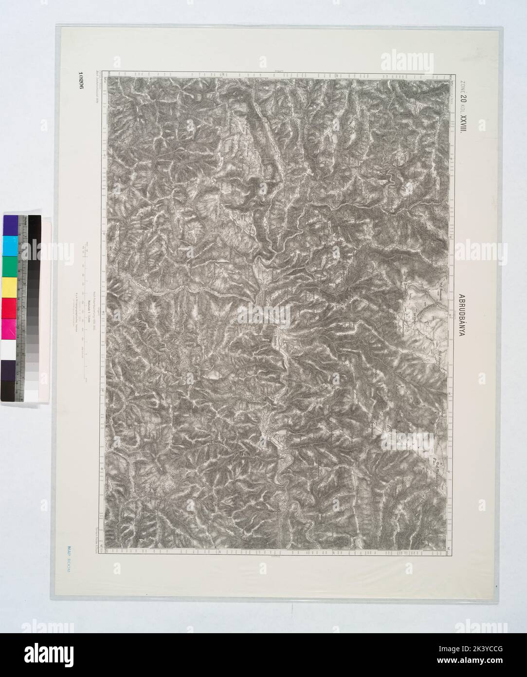 Abrudbanya. Cartographic. Maps, Topographic maps. 1908. Lionel Pincus ...