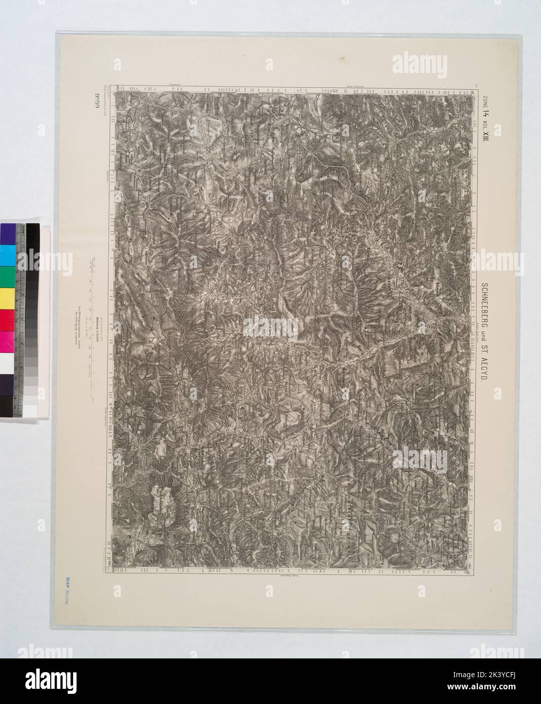 Schneeberg und St. Aegyd. Cartographic. Maps, Topographic maps. 1894 ...
