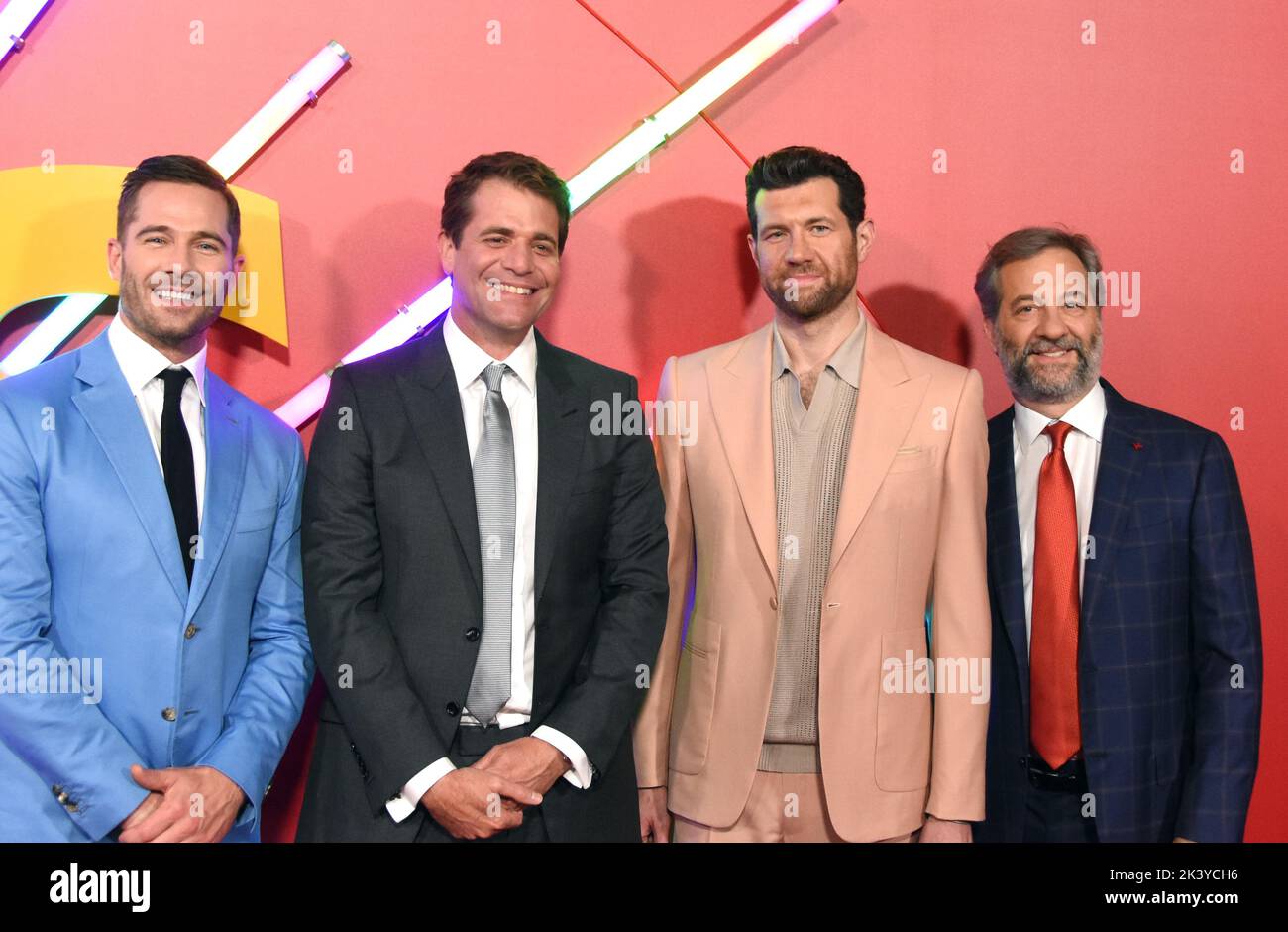 Los Angeles, California, USA 28th September 2022 (L-R) Actor Luke ...