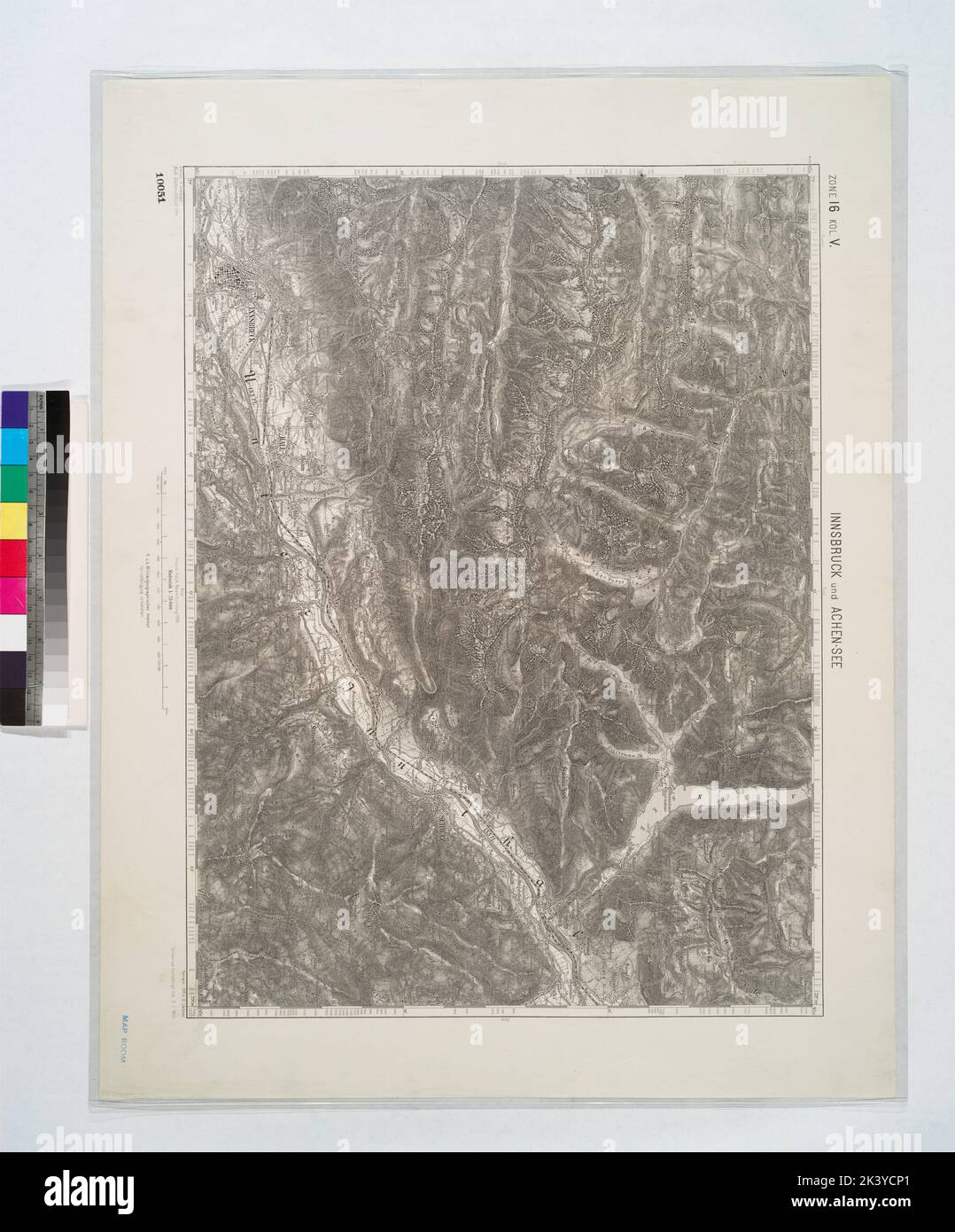 Innsbruck und Achen-See. Cartographic. Maps, Topographic maps. 1912 ...