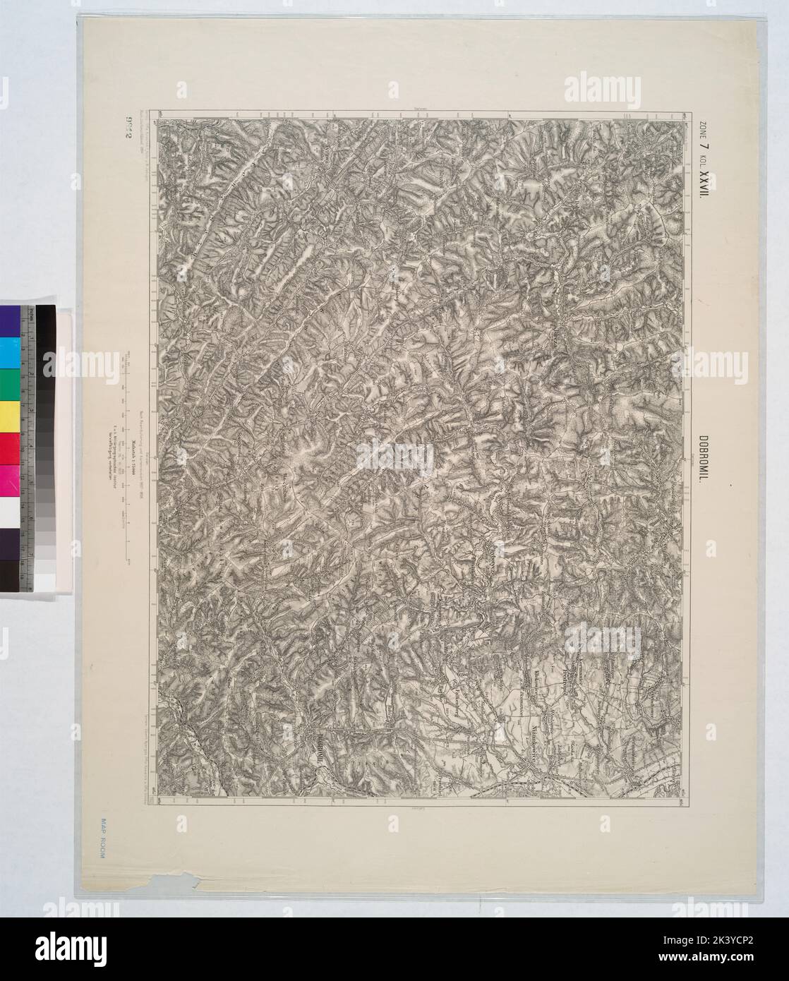 Dobromil. Cartographic. Maps, Topographic maps. 1908. Lionel Pincus and ...
