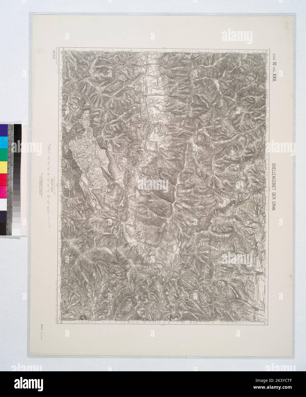 Quellencebiet Der Cran. Cartographic. Maps, Topographic maps. 1912 ...