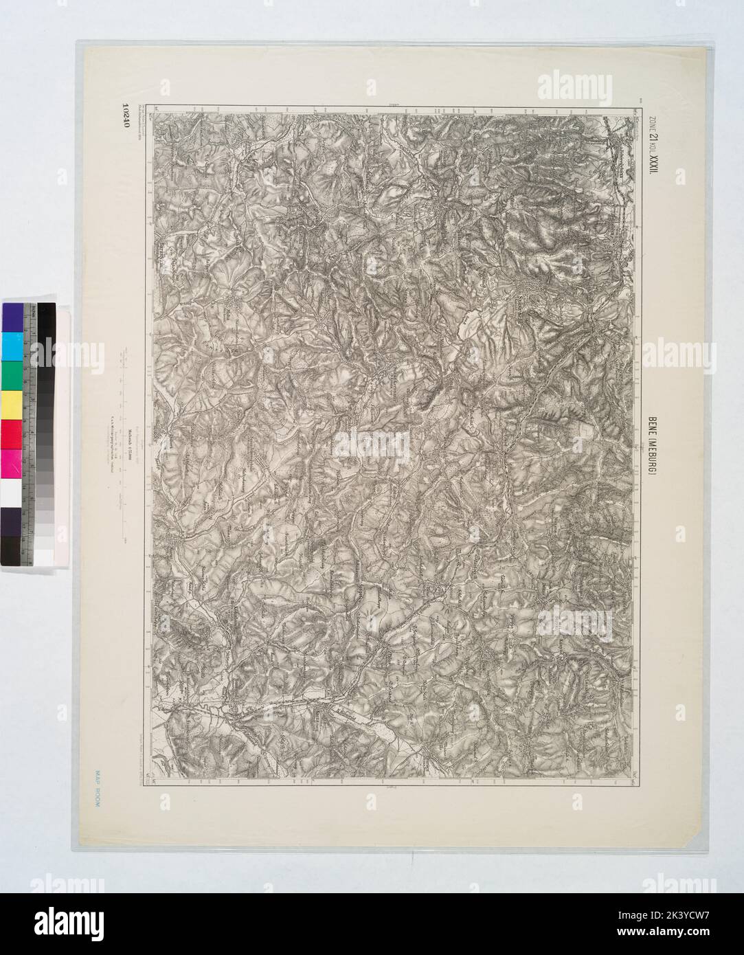 Bene Meburg. Cartographic. Maps, Topographic maps. 1909. Lionel Pincus ...