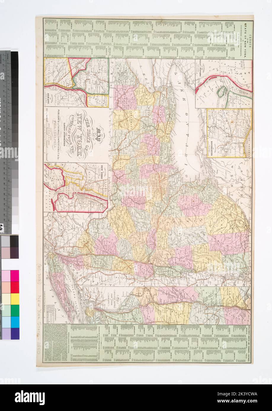 Map of the state of New York : compiled from the latest authorities ...