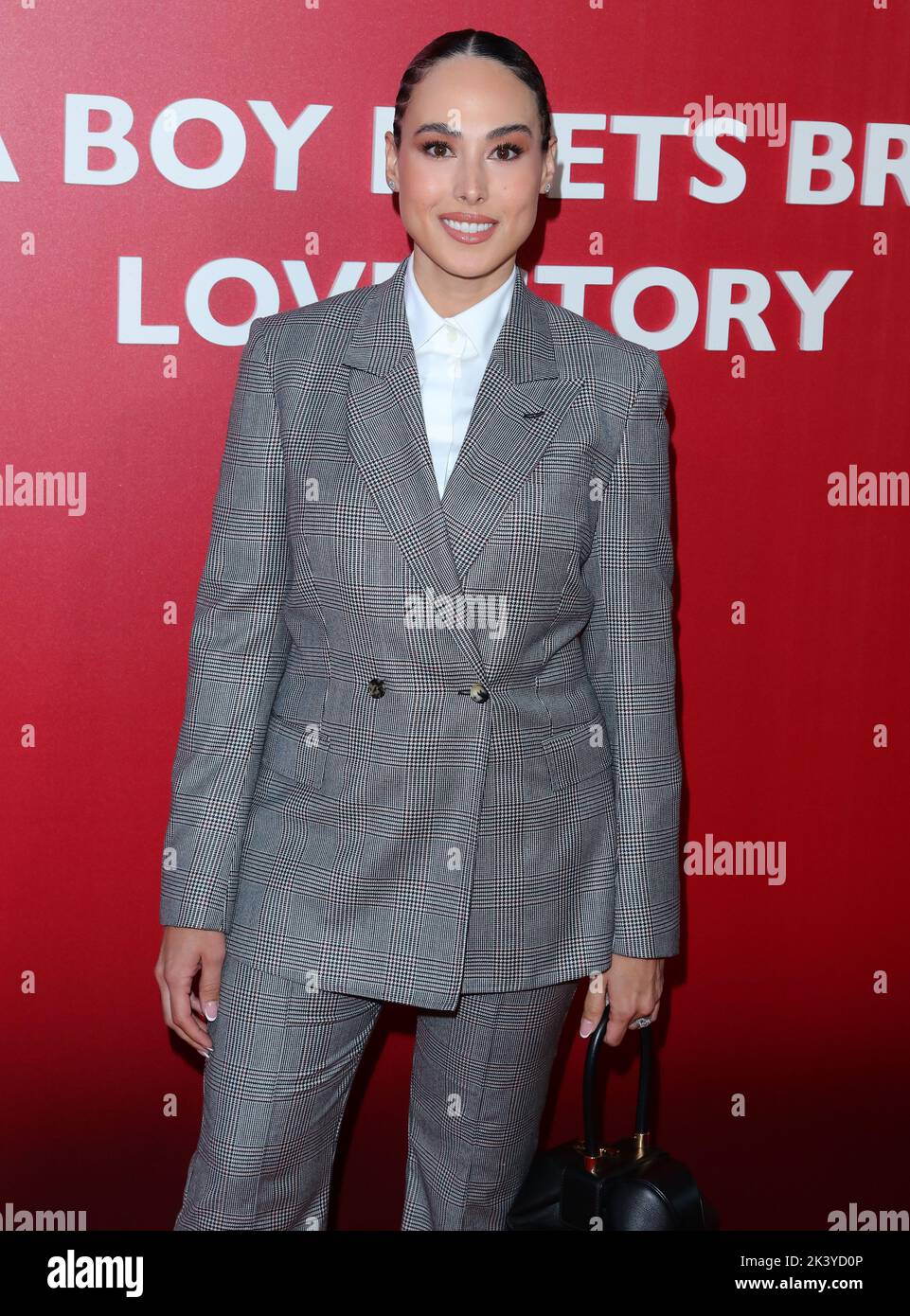 Meena Harris arrives at Universal BROS premiere held at The Regal LA ...