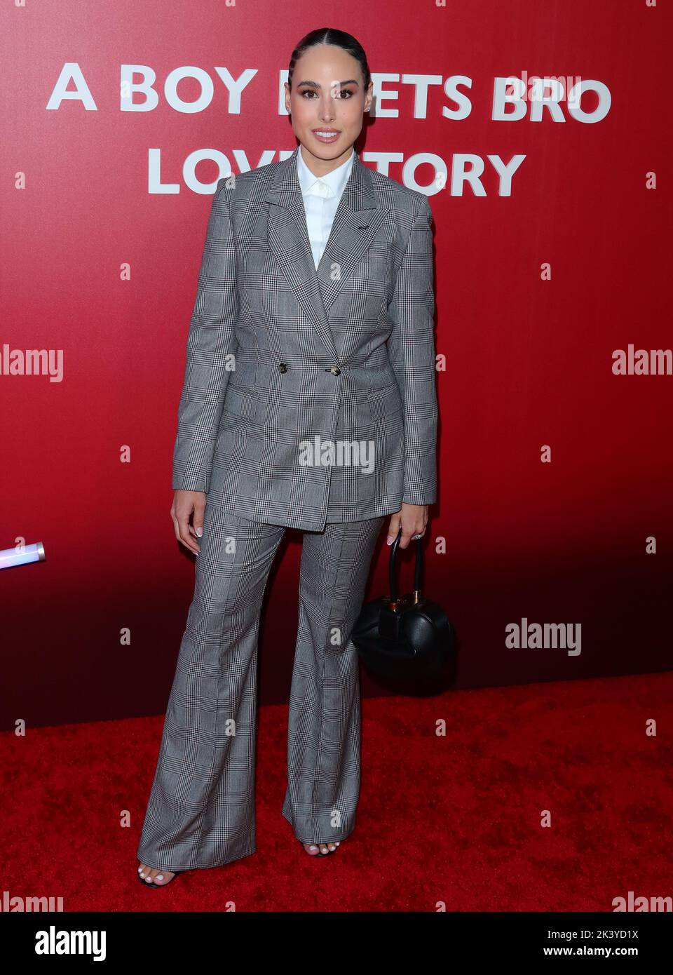 Meena Harris arrives at Universal BROS premiere held at The Regal LA ...