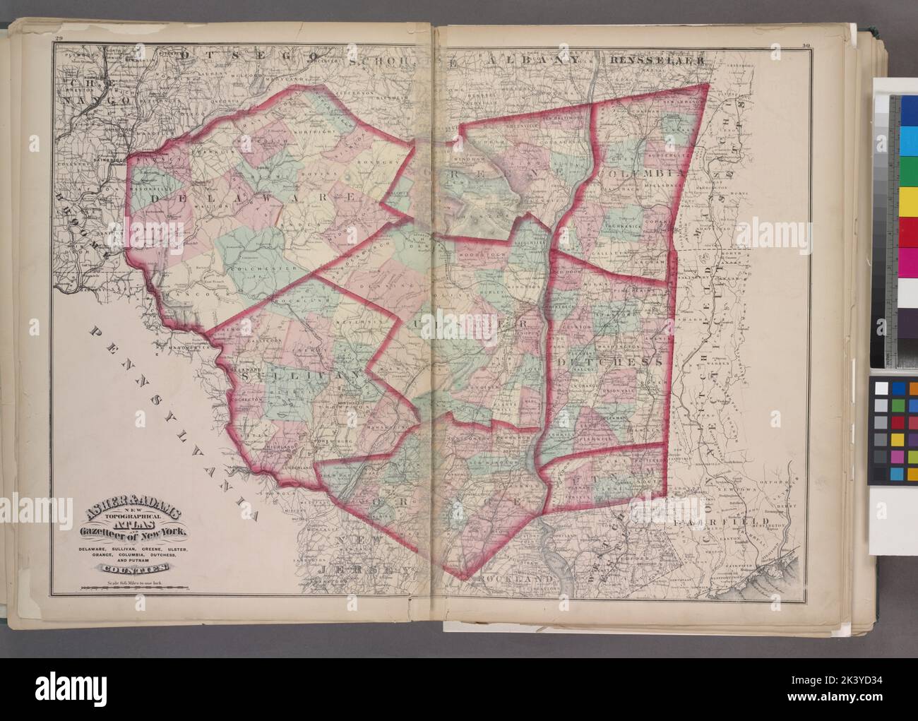 Delaware, Sullivan, Greene, Ulster, Orange, Columbia, Dutchess, and Putman Counties ...