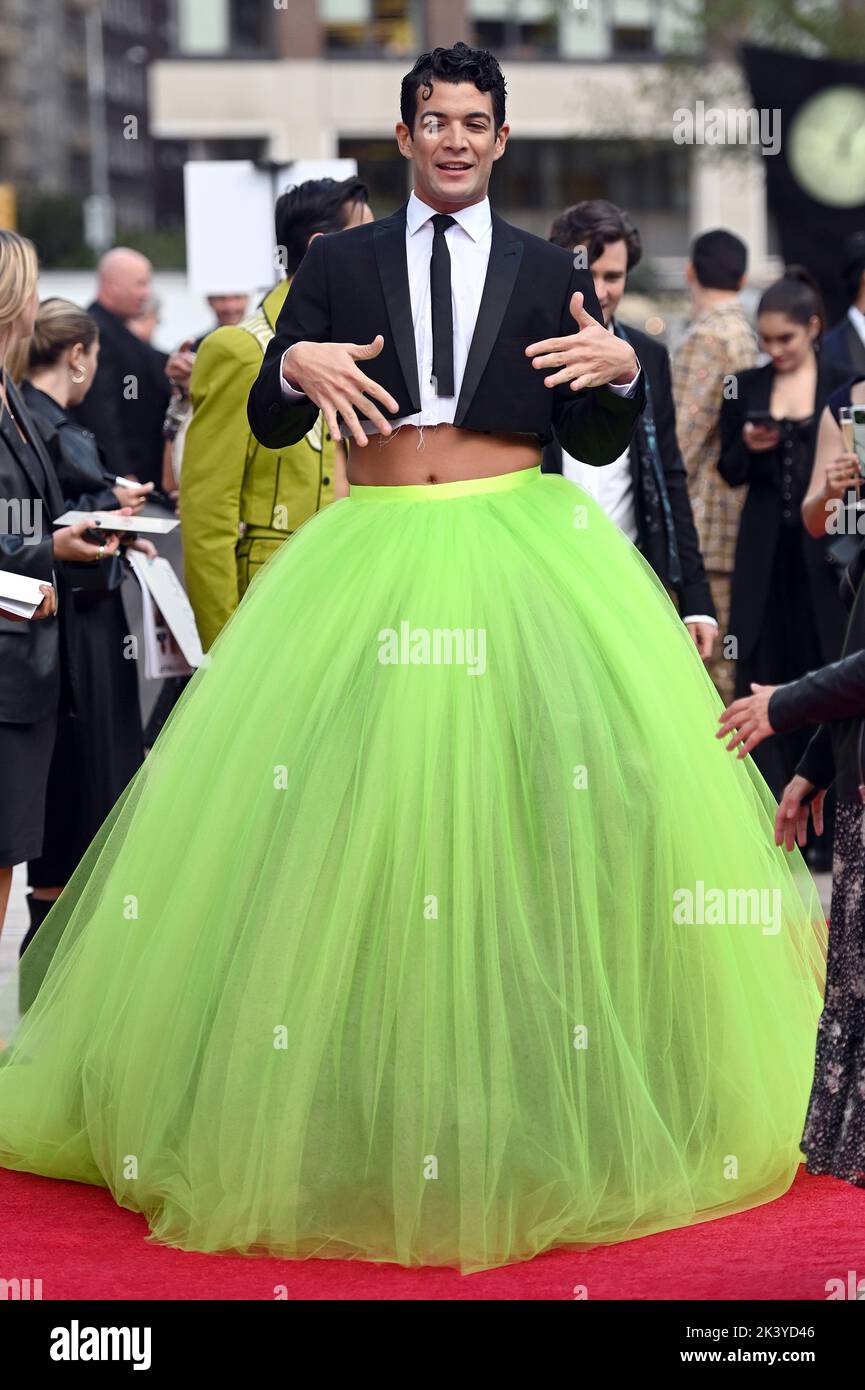 New York, USA. 28th Sep, 2022. Gilbert Bolden III arrives at The New York City Ballet 2022 Fall ...