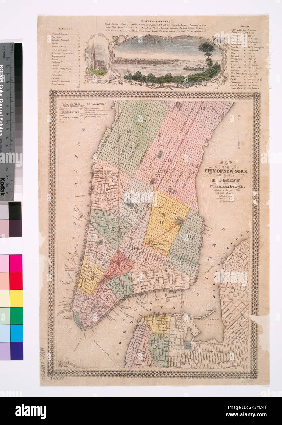 Map of the City of New-York with part of Brooklyn and Williamsburgh ...