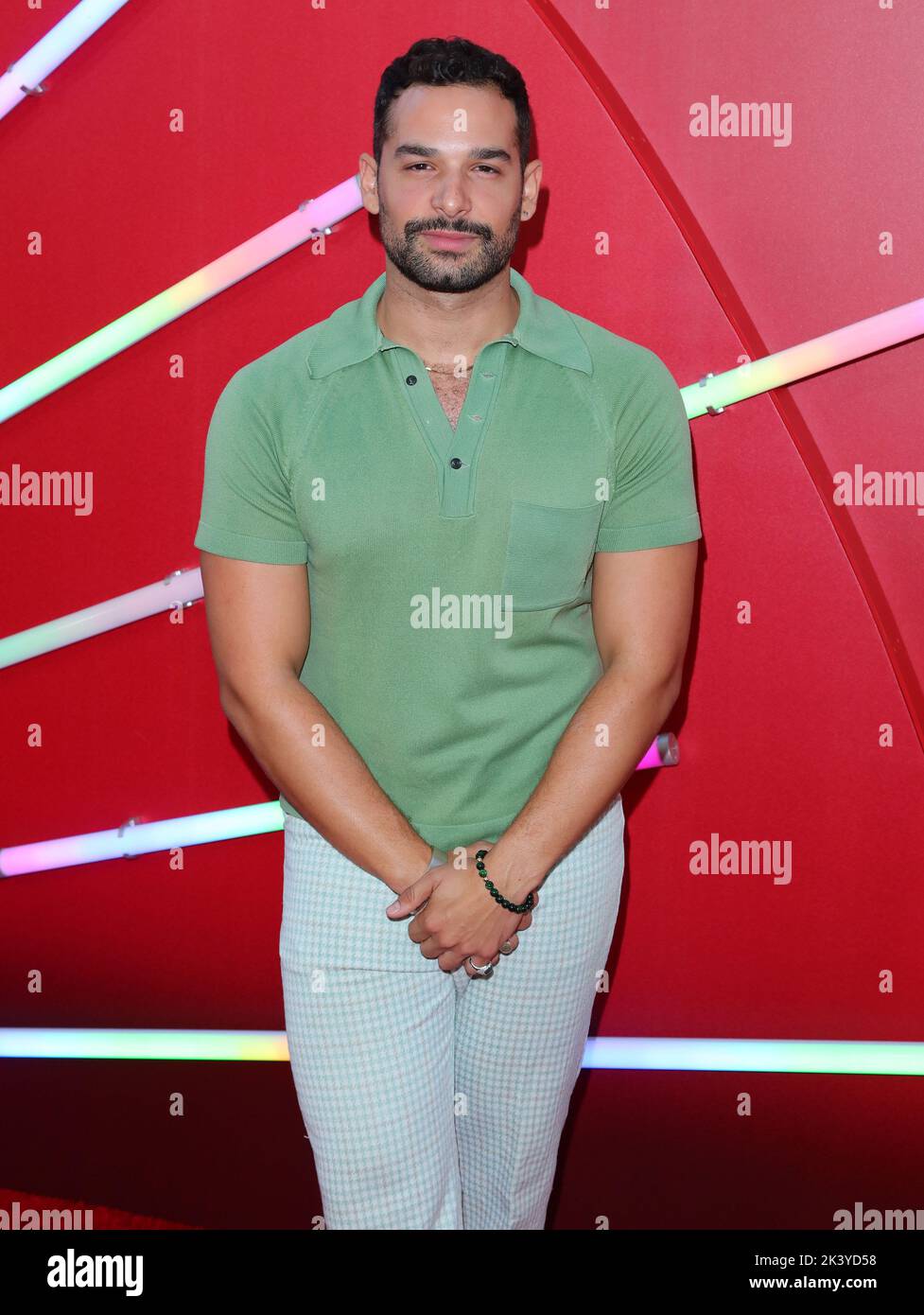 Johnny Sibilly arrives at Universal BROS premiere held at The Regal LA ...