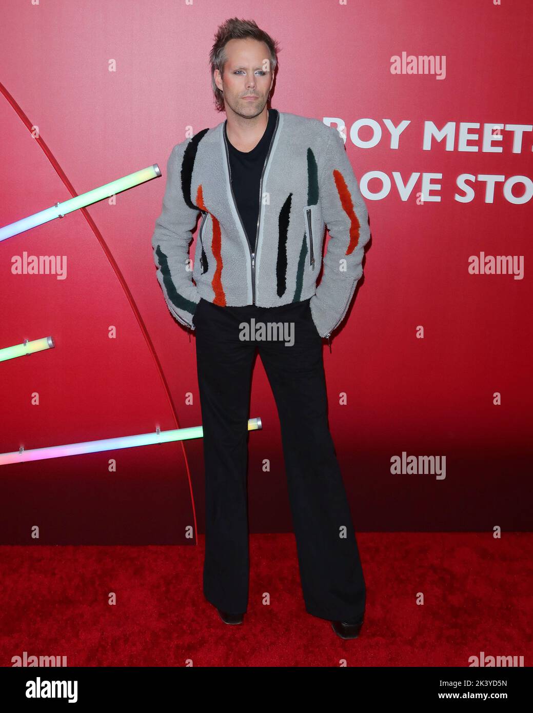 Justin Tranter arrives at Universal BROS premiere held at The Regal LA ...