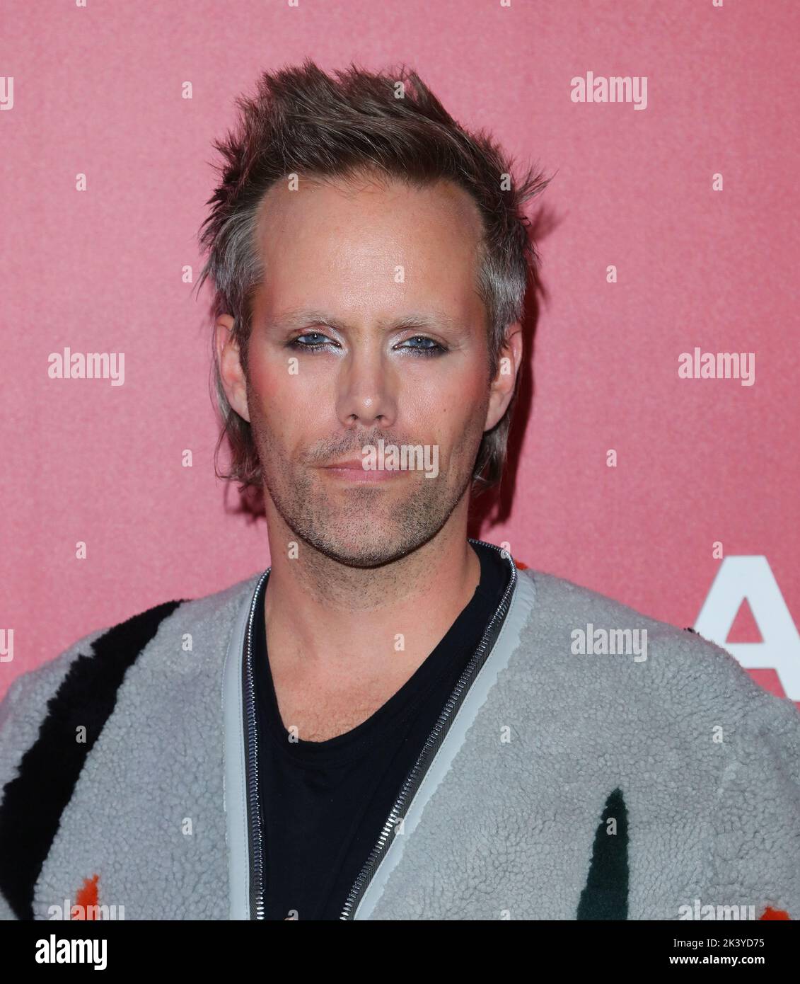 Justin Tranter arrives at Universal BROS premiere held at The Regal LA ...