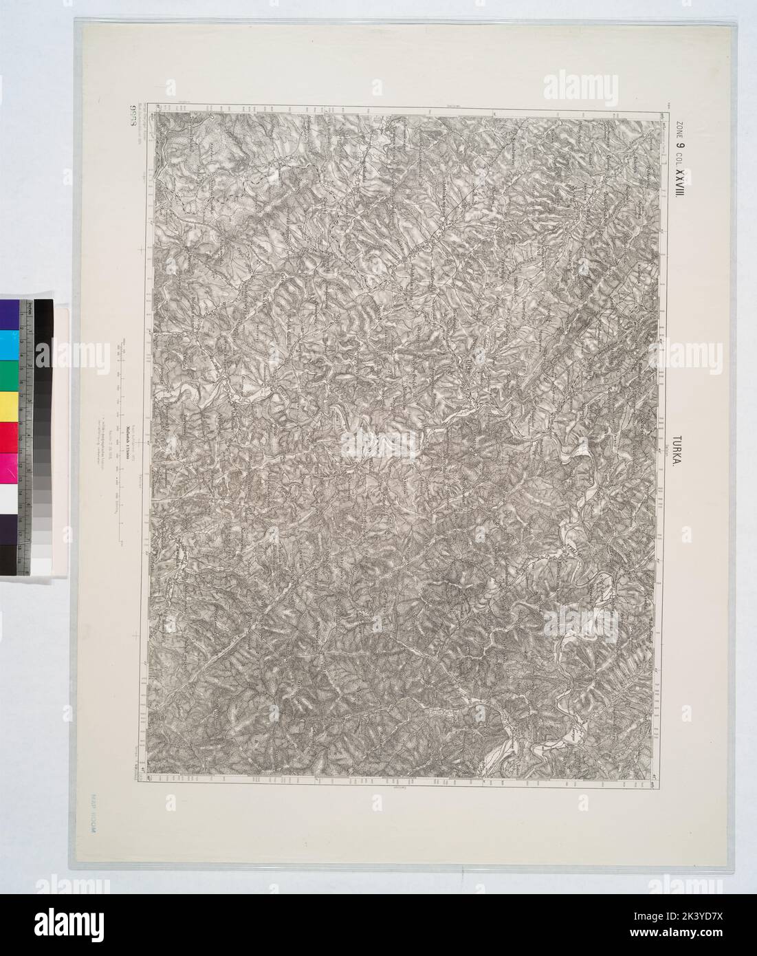 Turka. Cartographic. Maps, Topographic maps. 1894. Lionel Pincus and ...