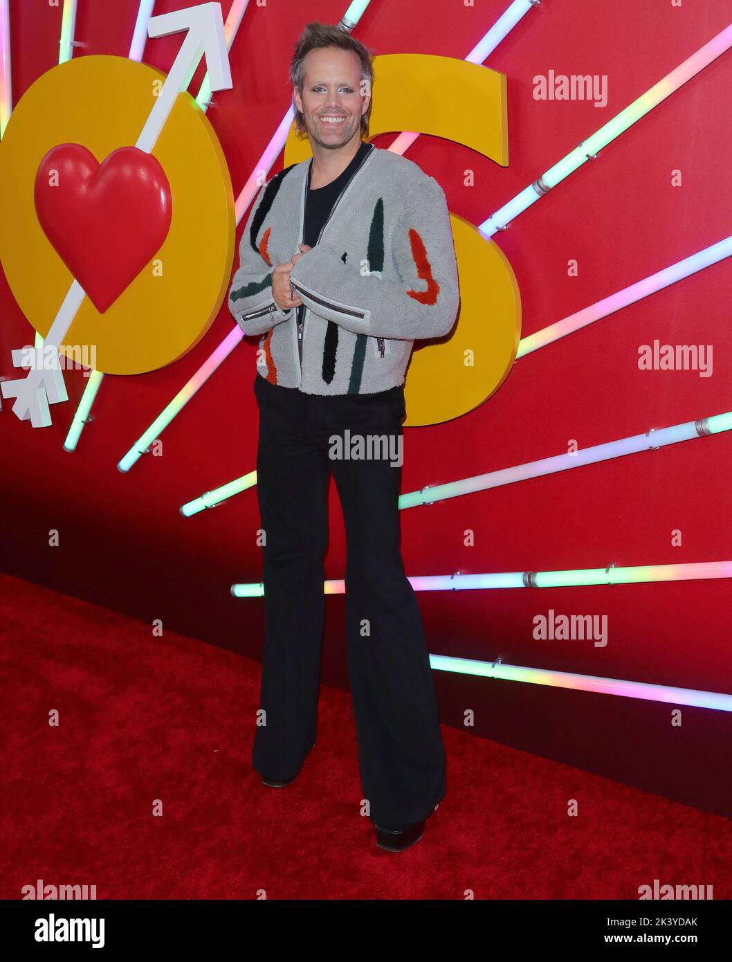 Justin Tranter arrives at Universal BROS premiere held at The Regal LA ...