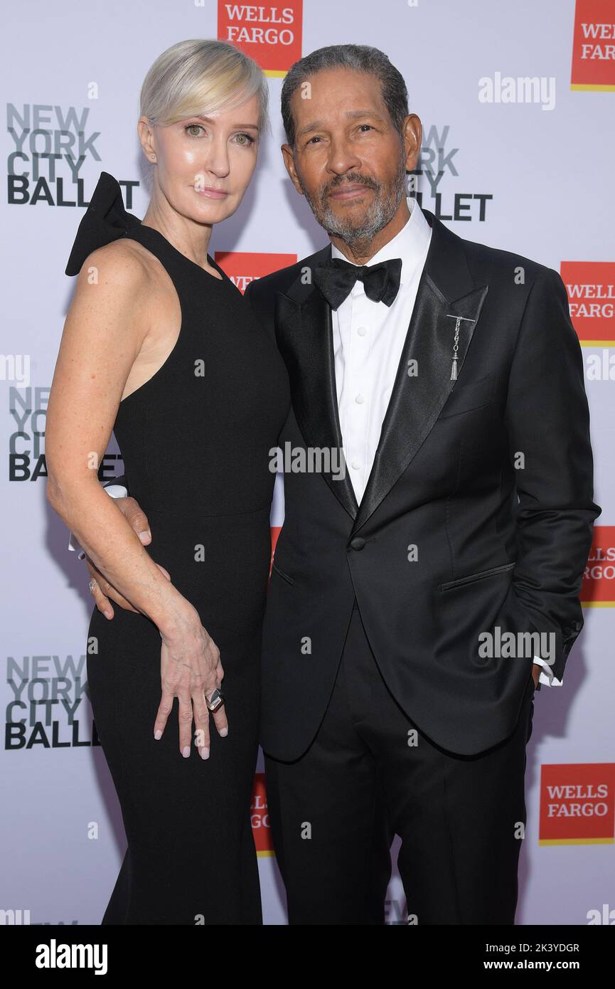 New York, USA. 28th Sep, 2022. (L-R) Hilary Quinan and Bryant Gumbel ...