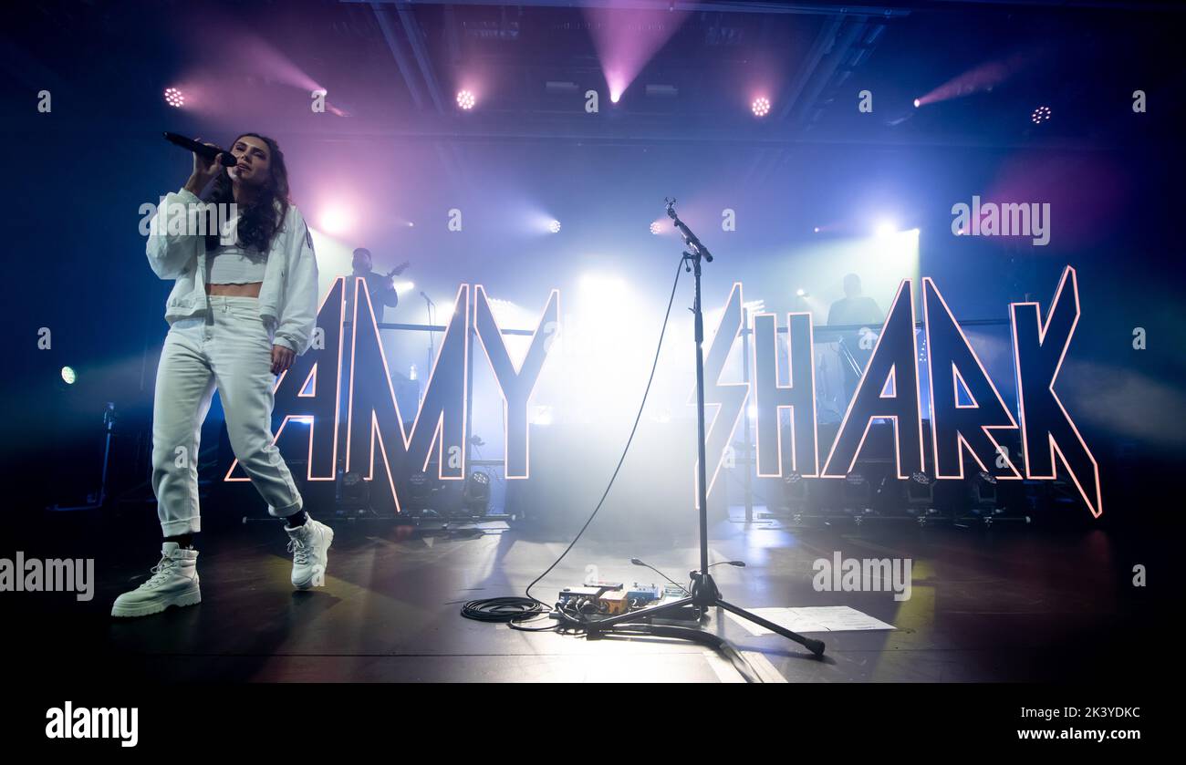 Australian singer songwriter Amy Shark performing live in 2022 Stock ...