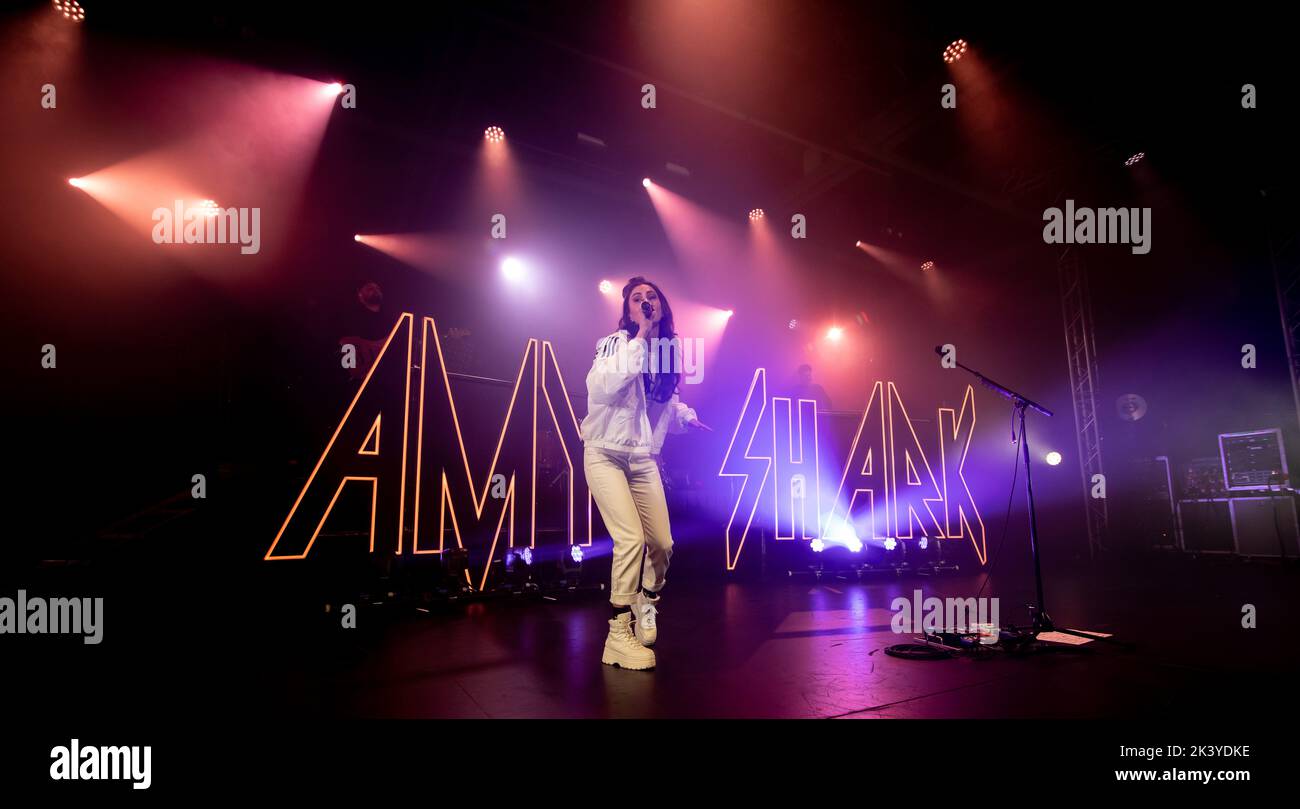 Australian singer songwriter Amy Shark performing live in 2022 Stock ...
