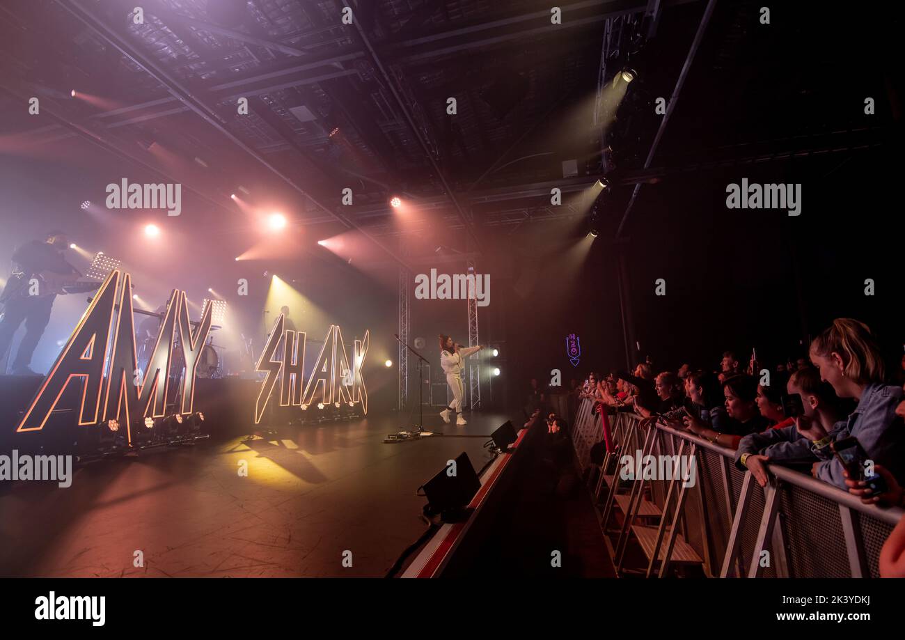Australian singer songwriter Amy Shark performing live in 2022 Stock ...