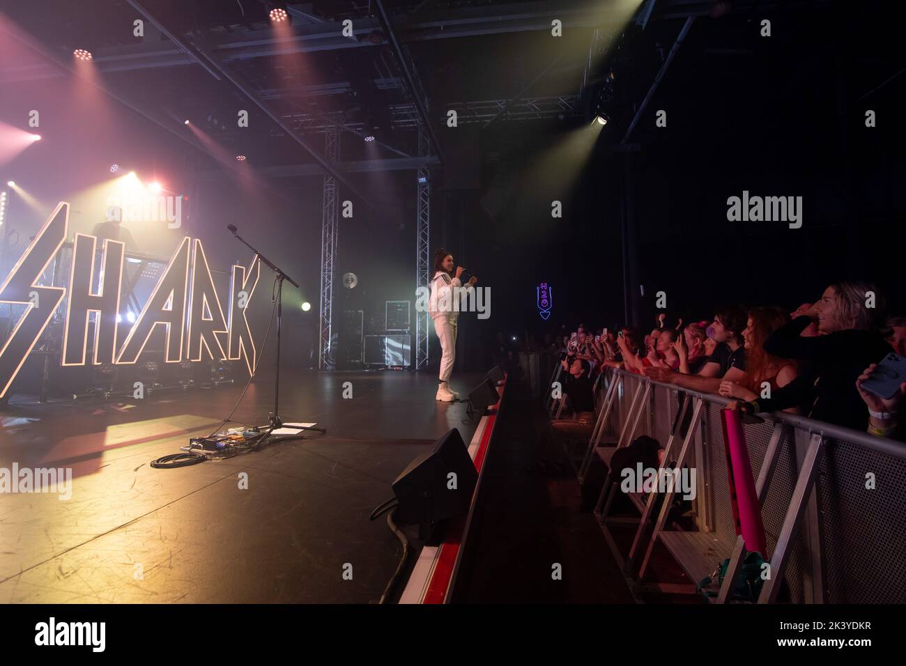 Australian singer songwriter Amy Shark performing live in 2022 Stock ...