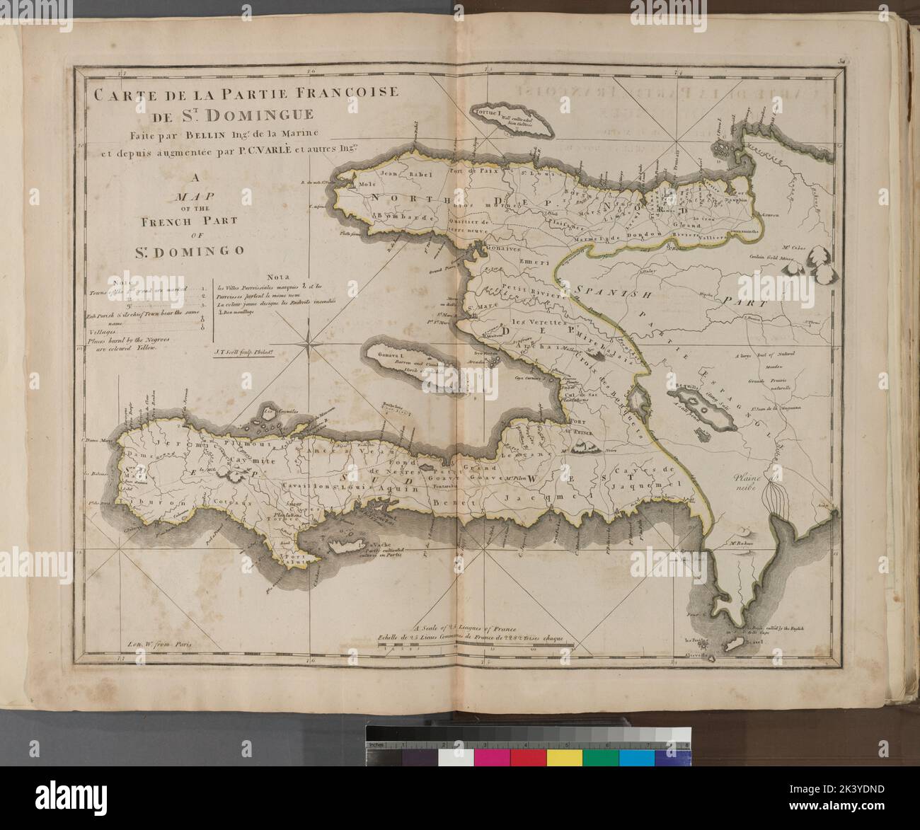 A map of the French part of St. Domingo Carte de la partie Françoise de ...