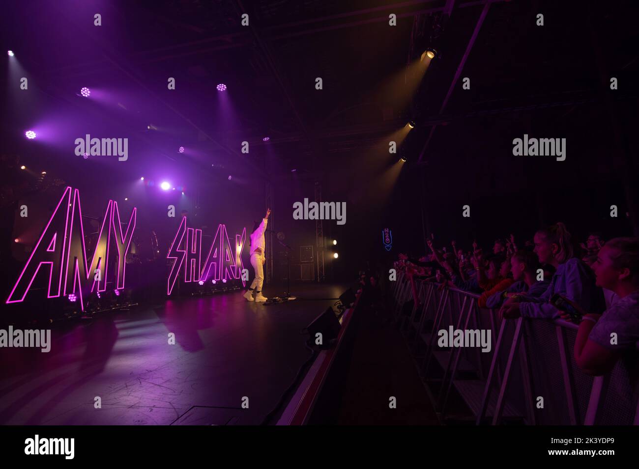 Australian singer songwriter Amy Shark performing live in 2022 Stock ...