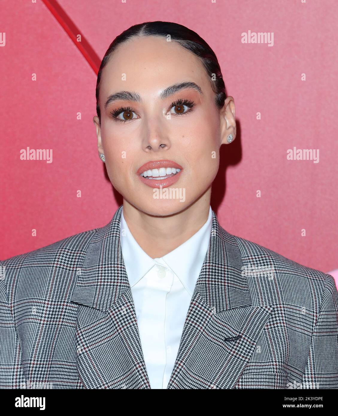 Meena Harris arrives at Universal BROS premiere held at The Regal LA ...