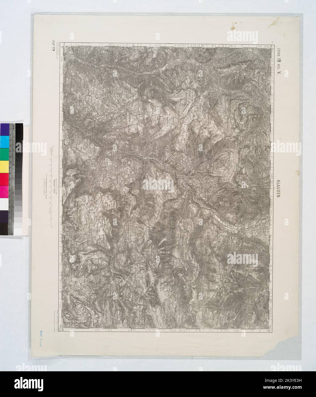 Klausen. #10149(Large) Cartographic. Maps, Topographic maps. 1894 ...
