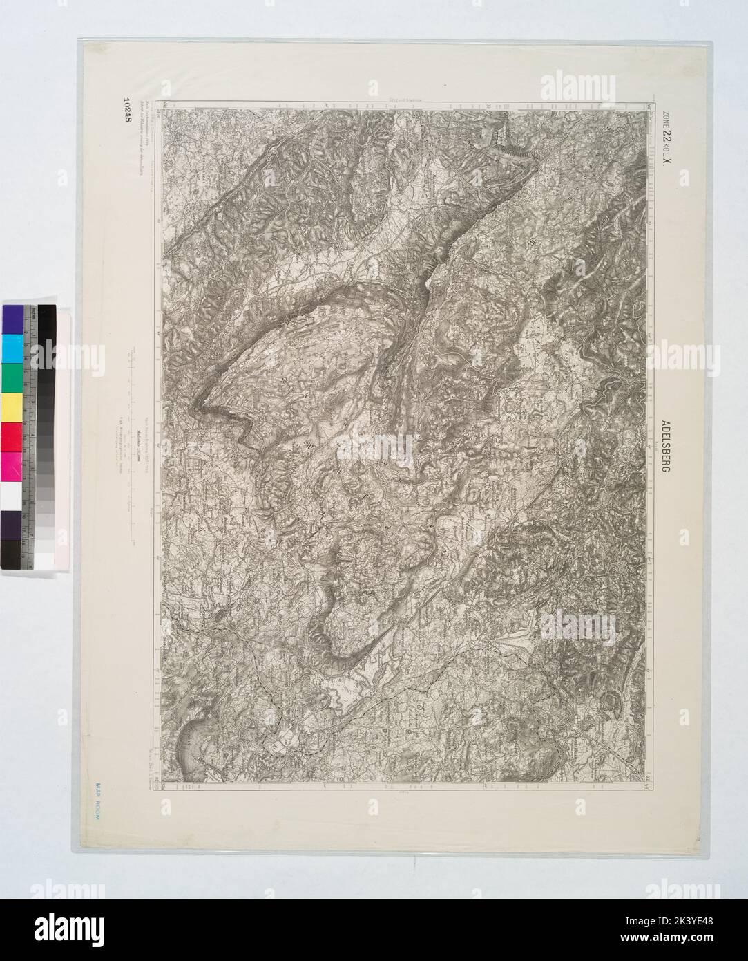 Adelsberg. Cartographic. Maps, Topographic maps. 1911. Lionel Pincus ...