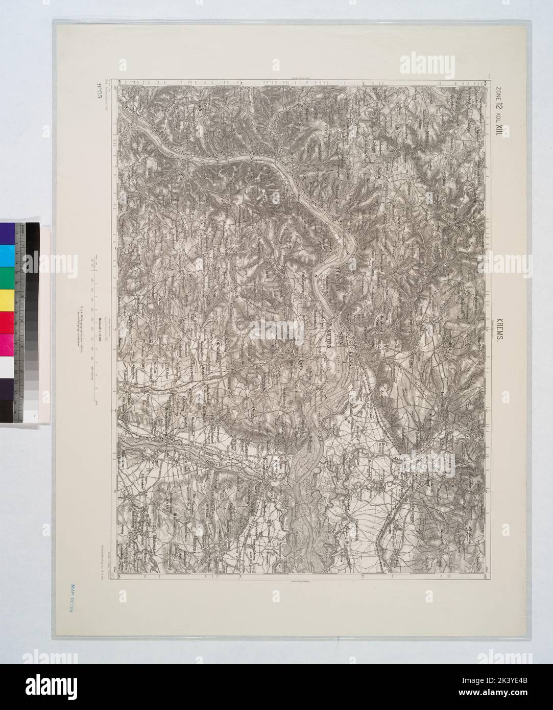 Krems. Cartographic. Maps, Topographic maps. 1911. Lionel Pincus and ...