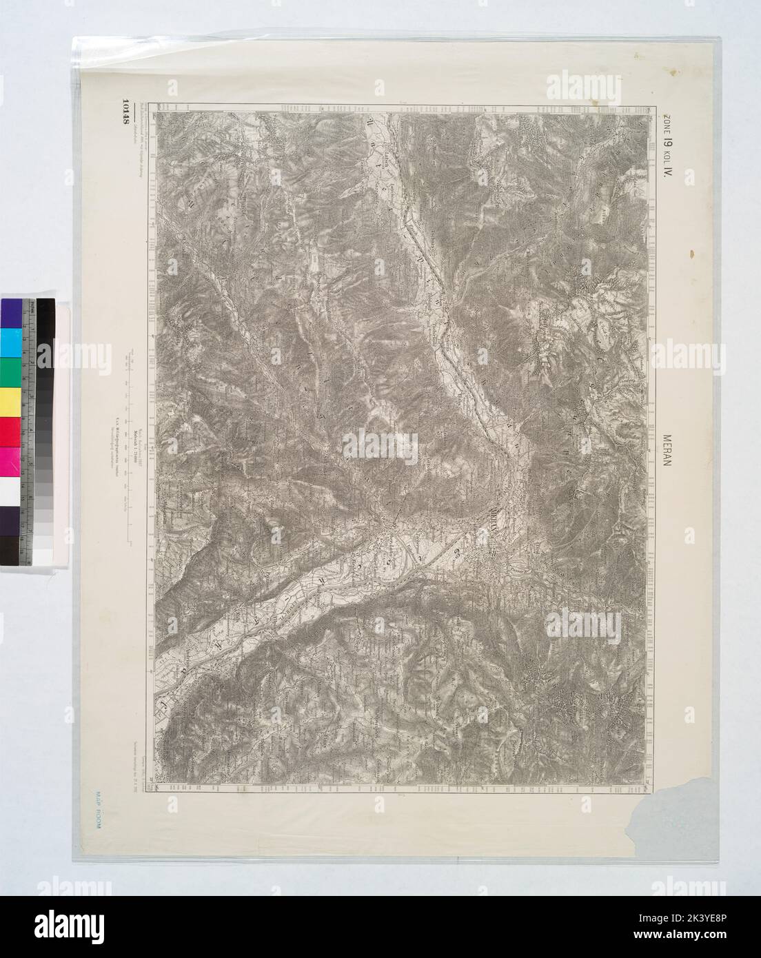 Meran. Cartographic. Maps, Topographic maps. 1912. Lionel Pincus and ...