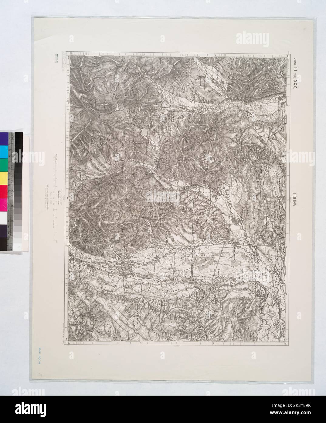 Dolina. Cartographic. Maps, Topographic maps. 1894. Lionel Pincus and ...